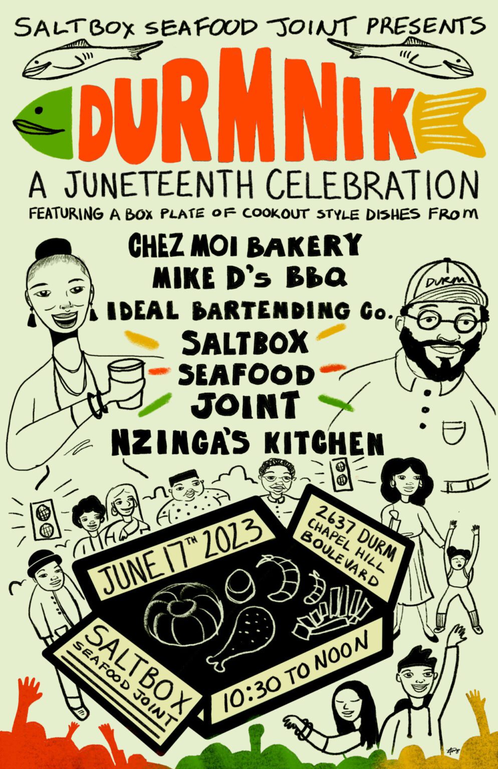 Juneteenth Lunchboxes from Ricky Moore - The Local Palate