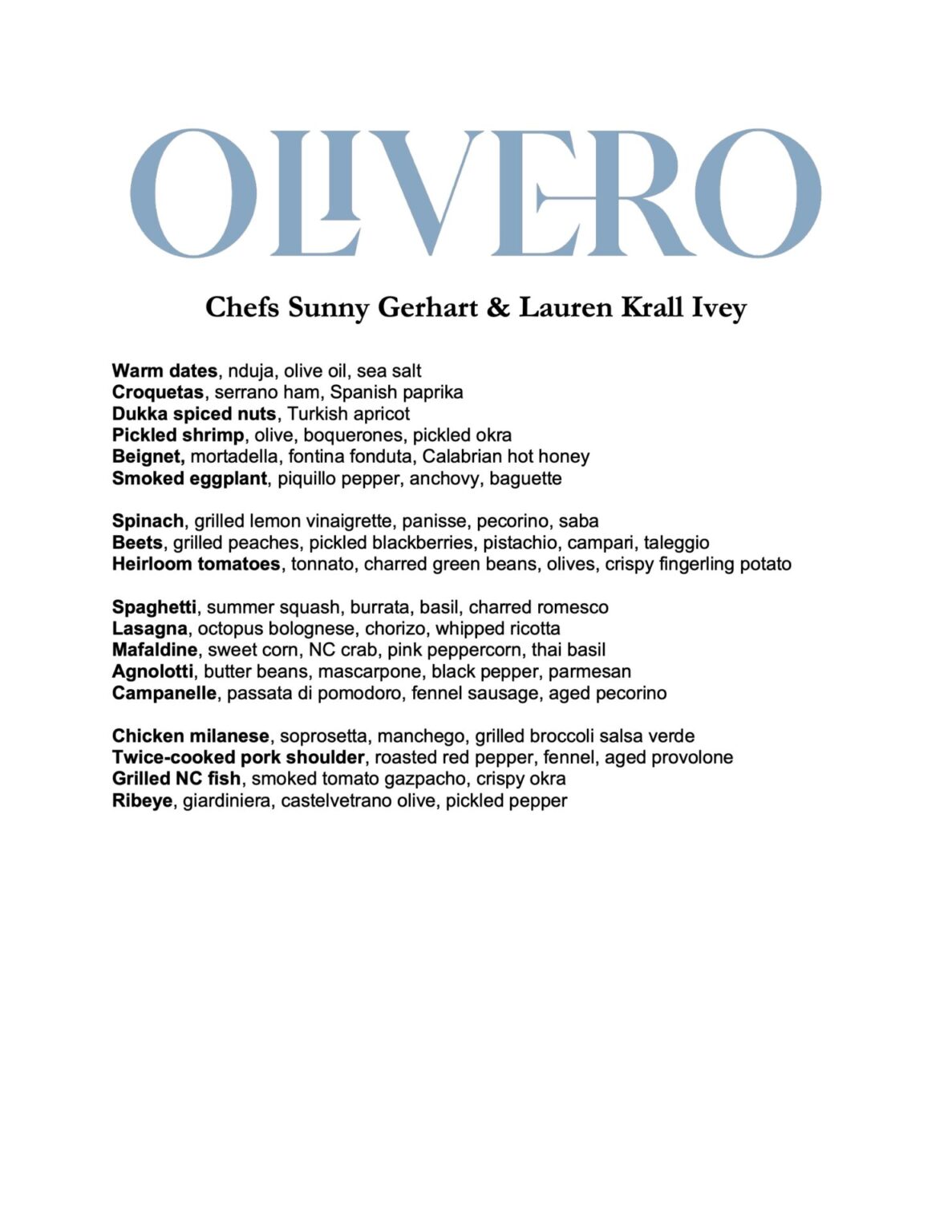 A First Look at Olivero - The Local Palate
